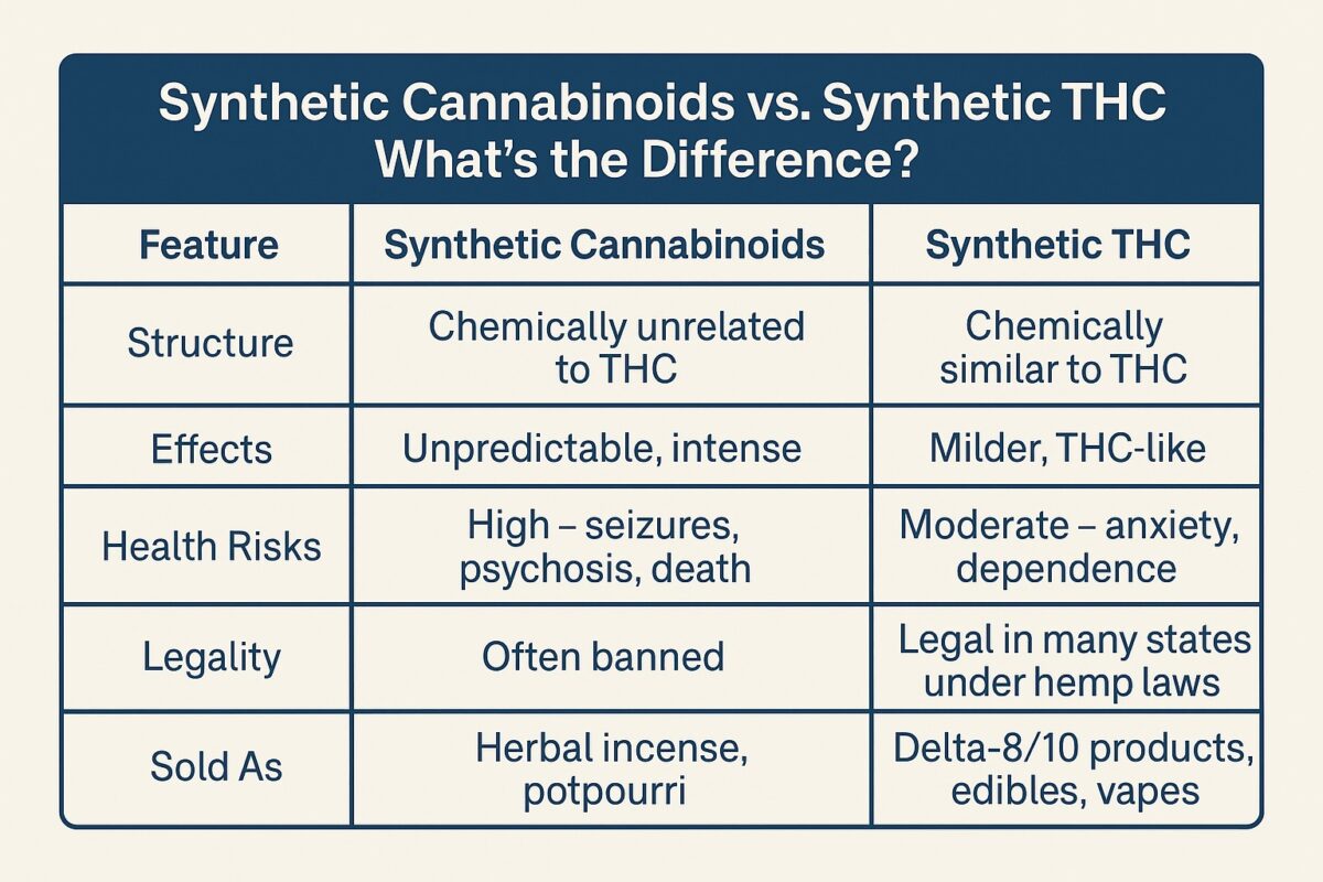 Synthetic Cannabinoids & Synthetic THC: Everything You Need To Know